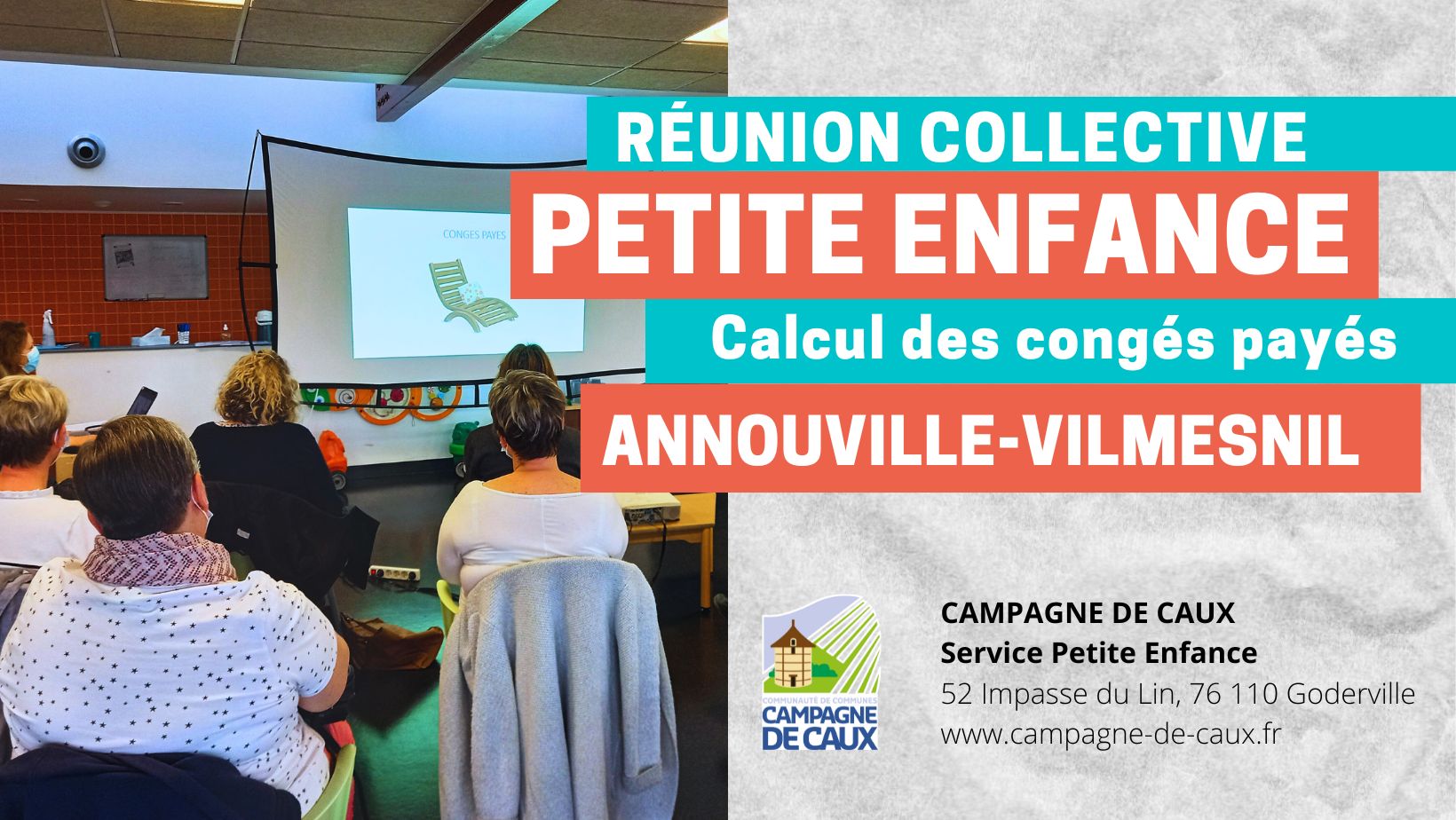 Petite Enfance : Réunion Collective Calcul des congés payés - Campagne ...
