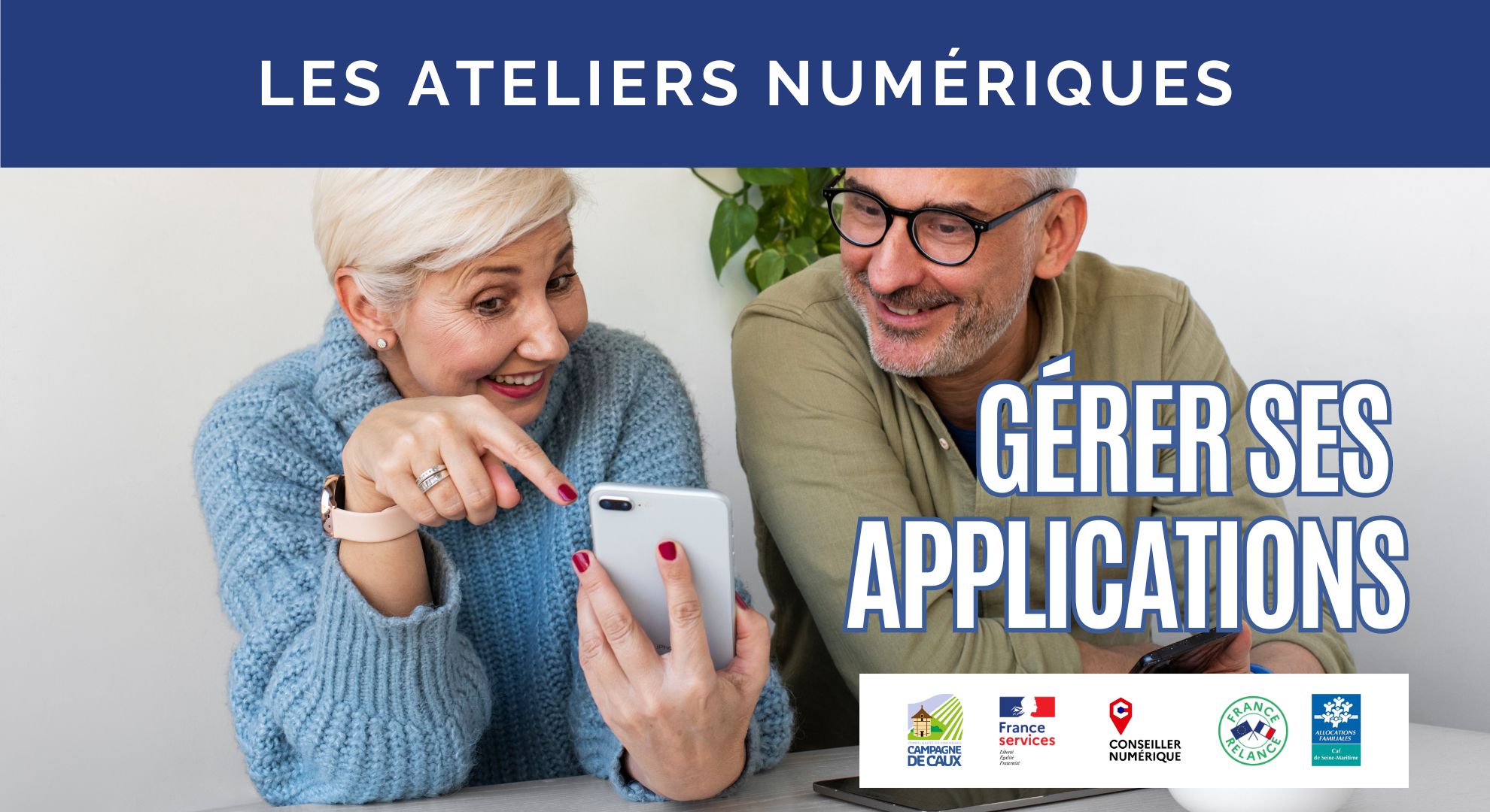 Atelier numérique : Gérer ses applications - Campagne de Caux